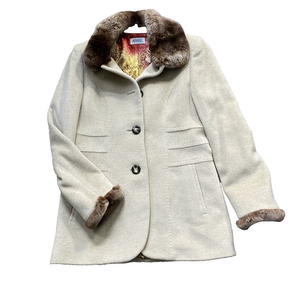 M Made In Italy | Jackets & Coats | Arabel Made In Italy Tan Wool Coat ...